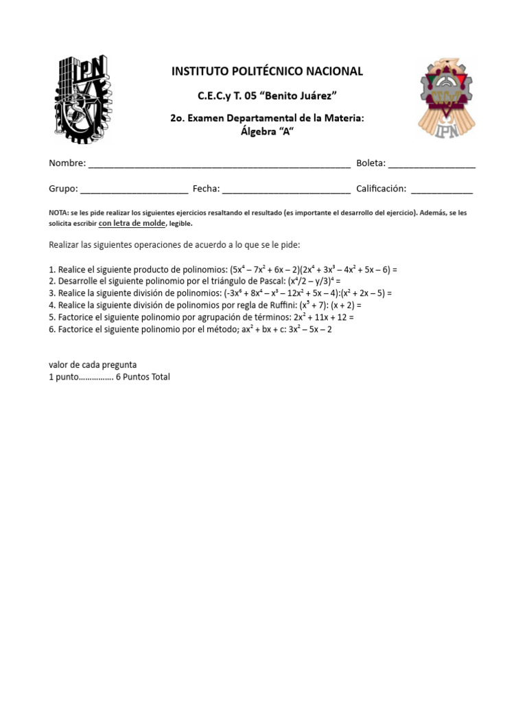 Exa 02 2024 | PDF | Geometría del plano euclidiano | Geometría analítica
