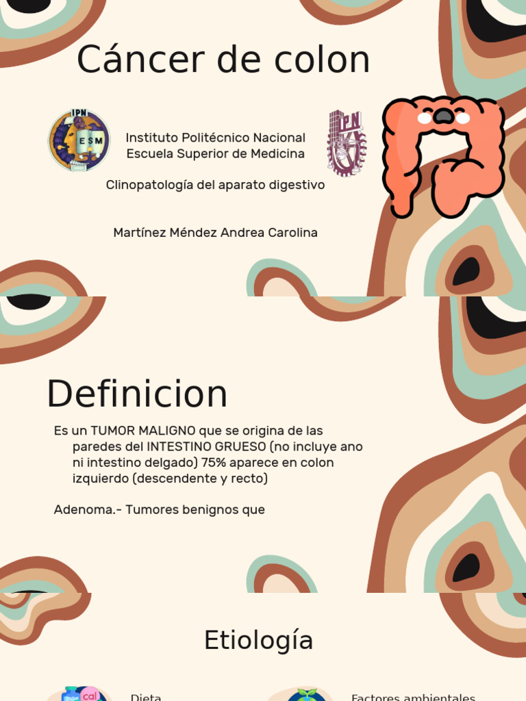 Cáncer de Colon: Diagnóstico y Tratamiento | PDF | Cáncer colonrectal ...