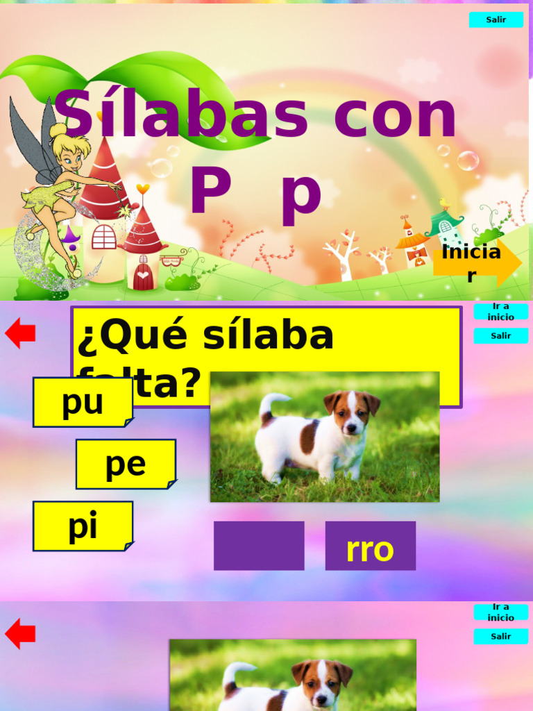 14 - Juego Sílabas Con P Ok | PDF