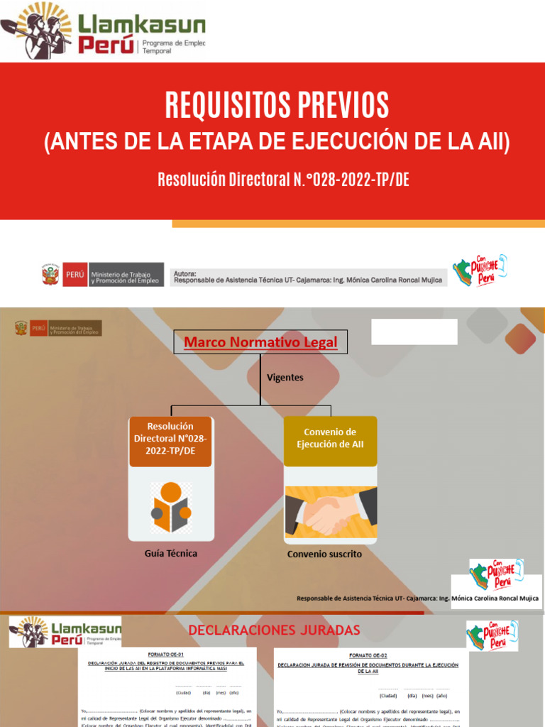 Capacitación Requisitos Previos Ut Cajamarca 10-10-2024 | PDF | Negocios | Informática