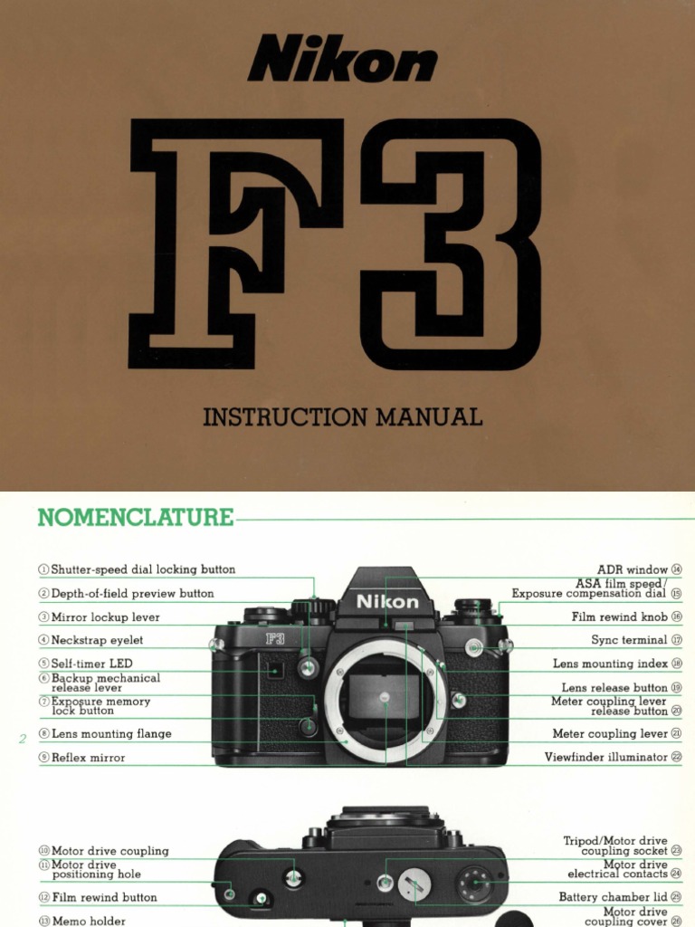 Nikon: Instruction Manual | Download Free PDF | Shutter Speed ...