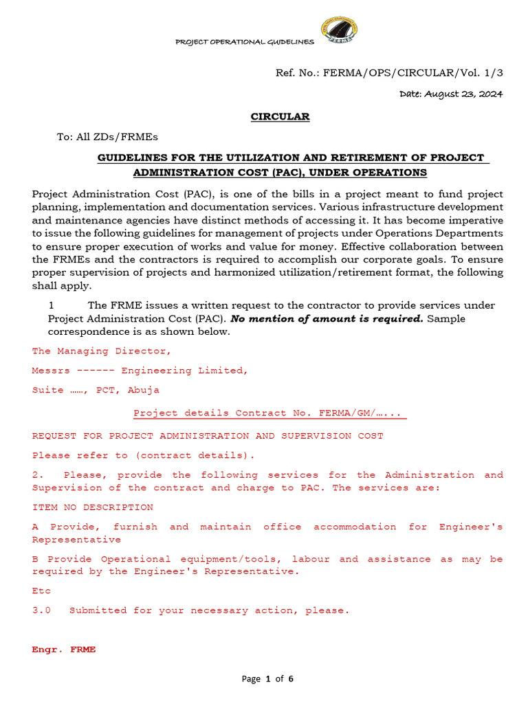 Operations Guidelines For Bill 1 Utilisation and Retirement 050924 - East Boss | PDF | Justice ...