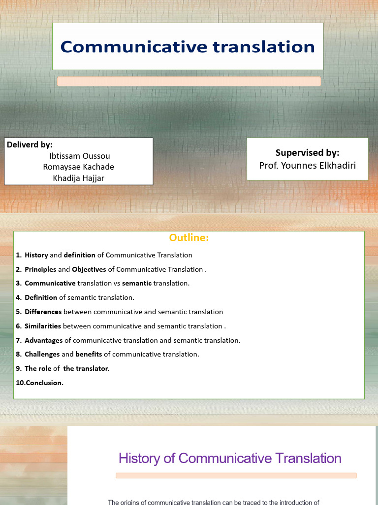 Communicative Translation | PDF | Translations | Communication