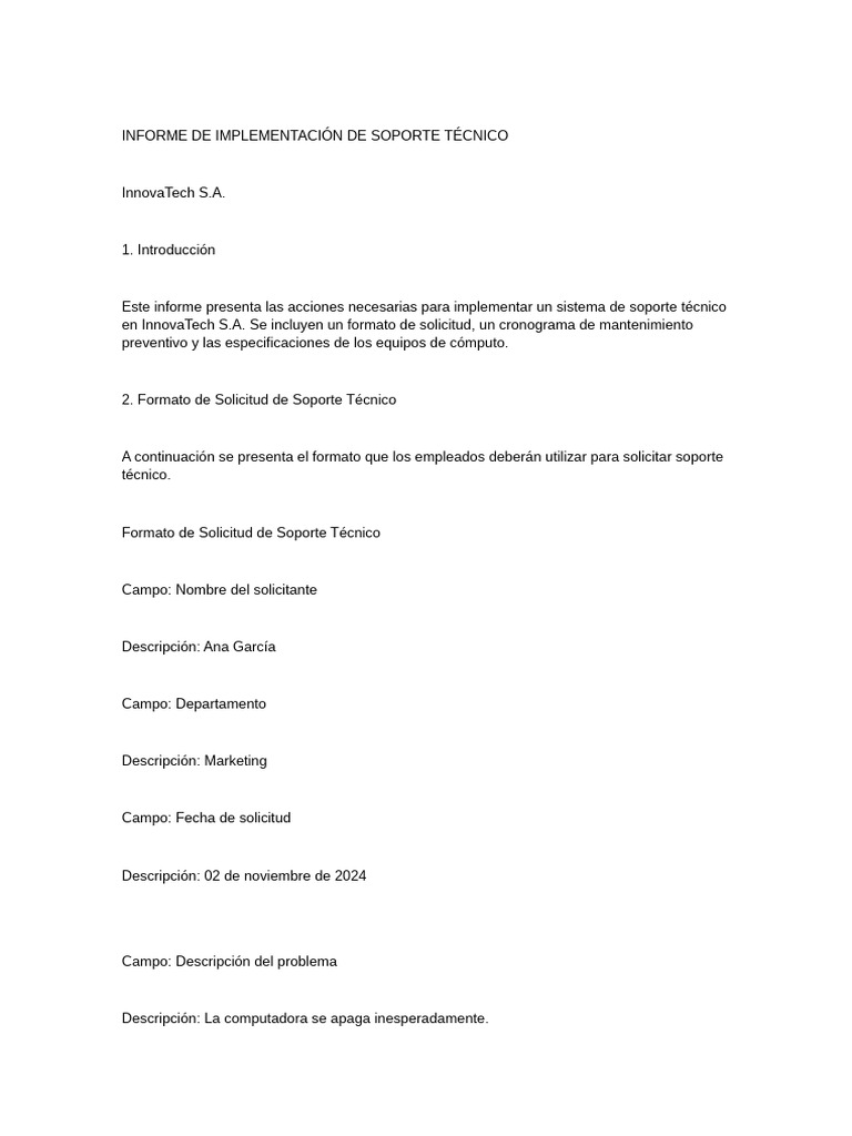 Informe Sena. | PDF | Microprocesador | Memoria de acceso aleatorio