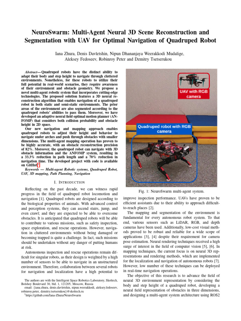 NeuroSwarm: Multi-Agent Neural 3D Scene Reconstruction and Segmentation ...