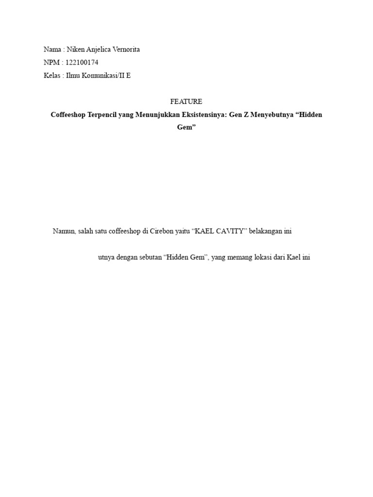 Niken Anjelica V | PDF | Griya & Taman