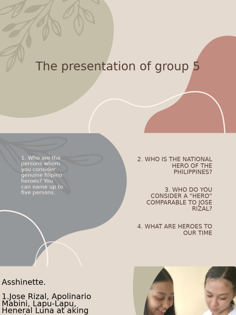 The Presentation Of Group 5 Pdf
