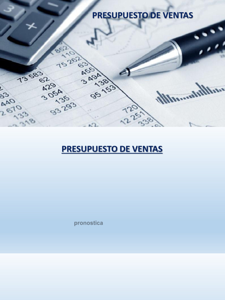 Tema 6 Gerencia de Ventas - Presupuestos | PDF | Presupuesto | Estado de resultados