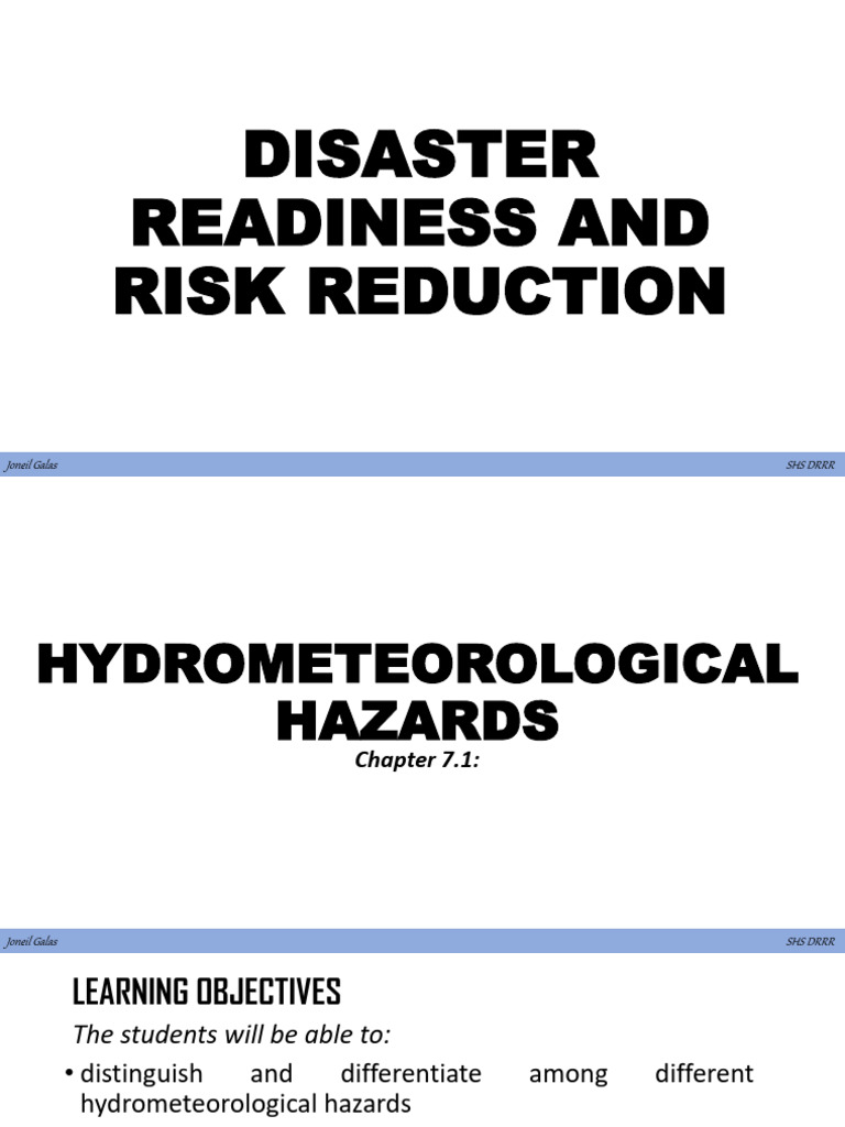 Hydrometeorological Hazards Guide | PDF | Tropical Cyclones | Weather Events