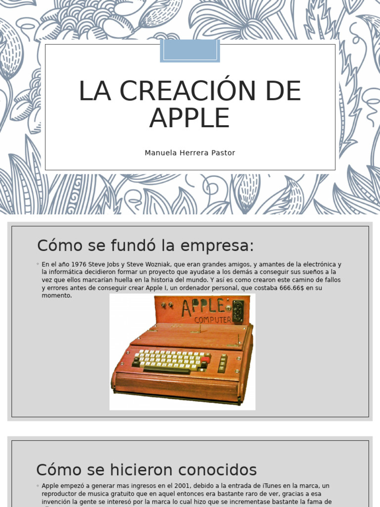 Historia y logros de Apple Inc. | PDF | Apple Inc. | Steve Jobs