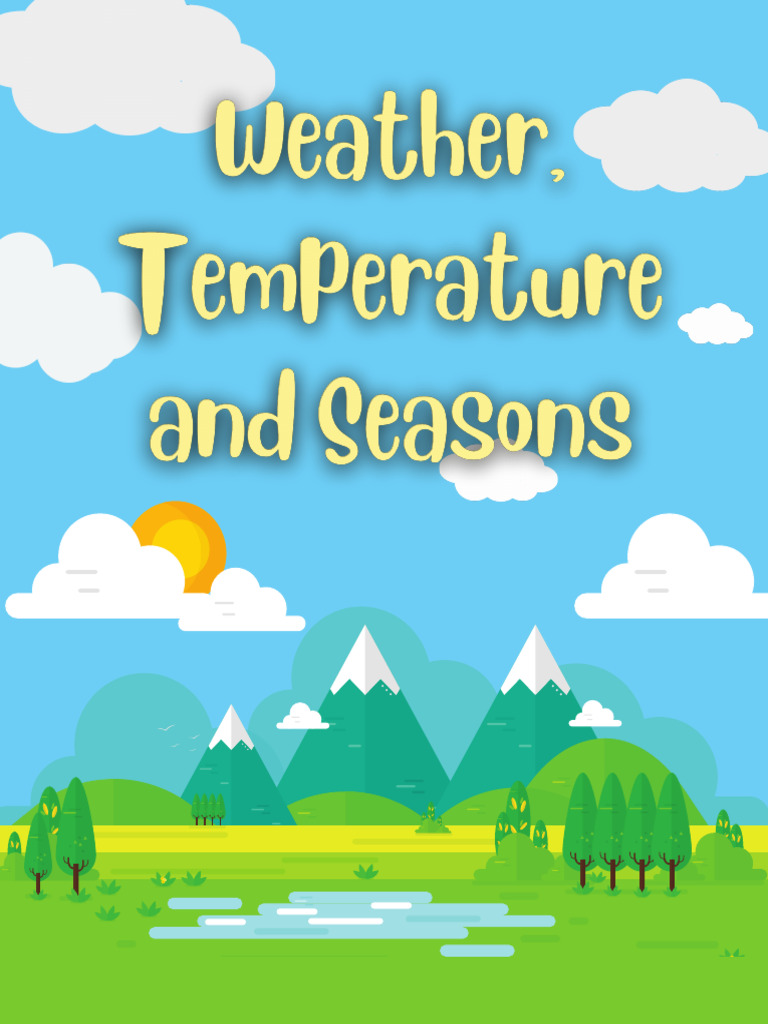Colorful Illustrative Weather Vocabulary Worksheet | PDF | Weather ...