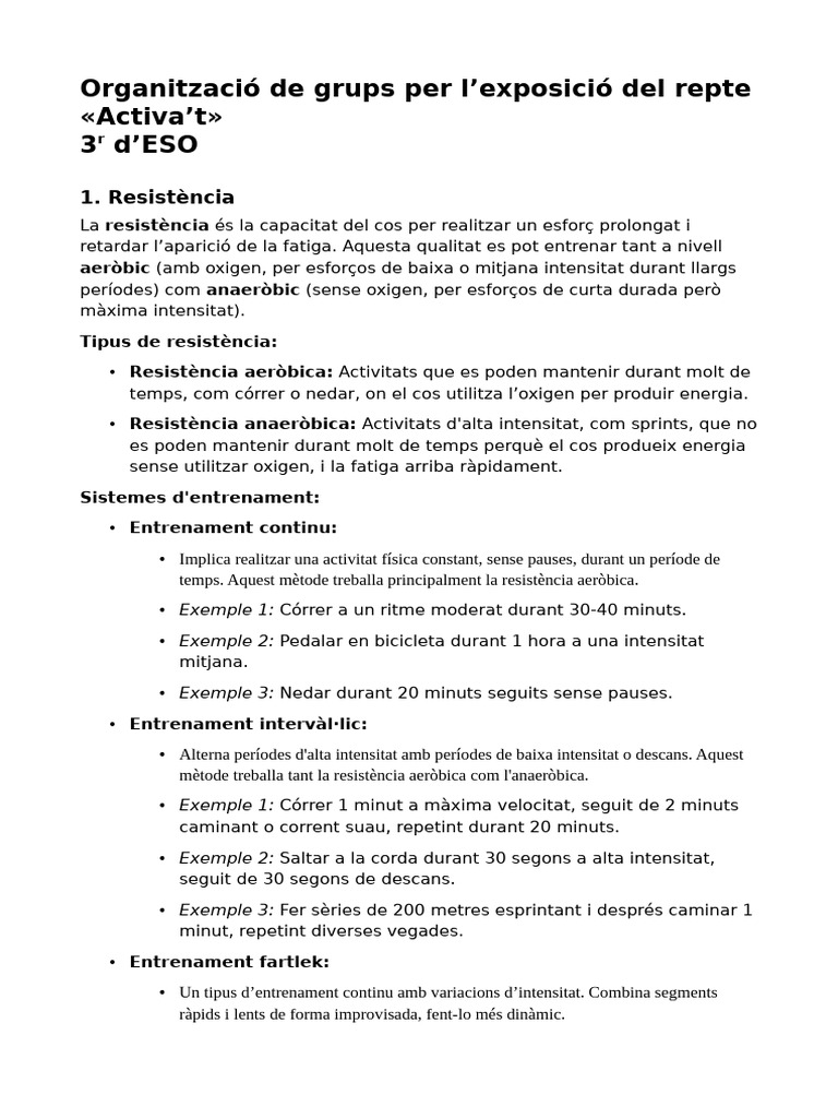 Repte Avaluació de CF 3r Eso 1 | PDF