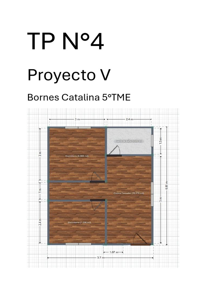 Proyecto V: Bornes Catalina 5°TME | PDF
