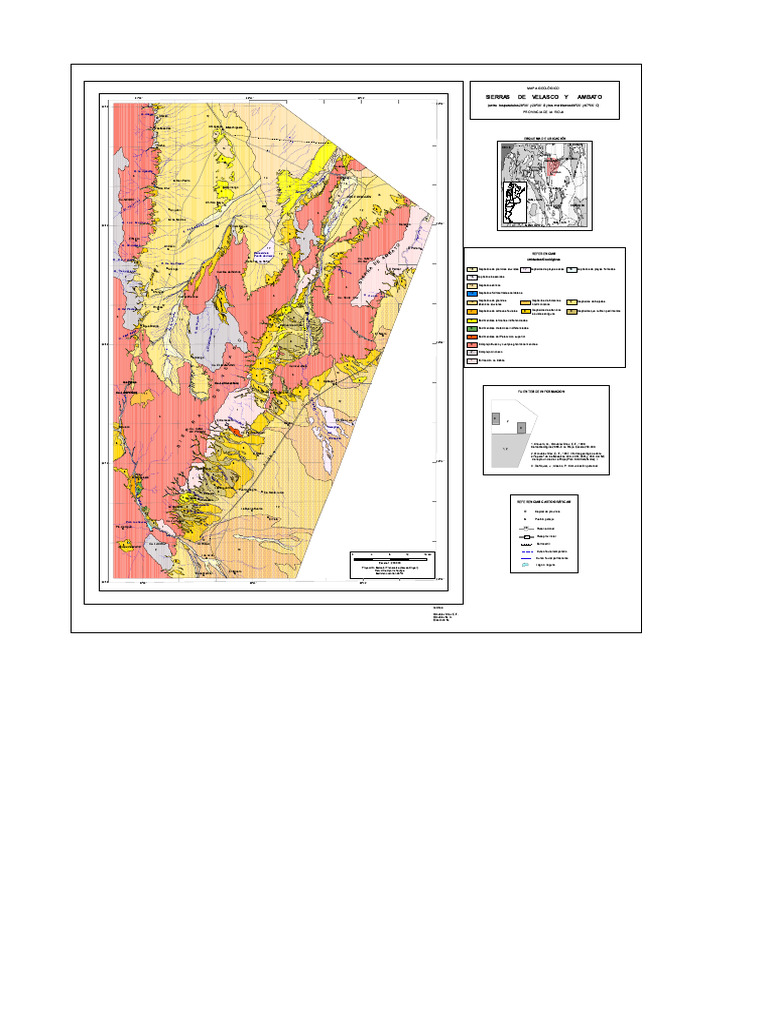 Mapa Geológico Sa Velazco-Ambato | PDF | Ciencias de la Tierra ...