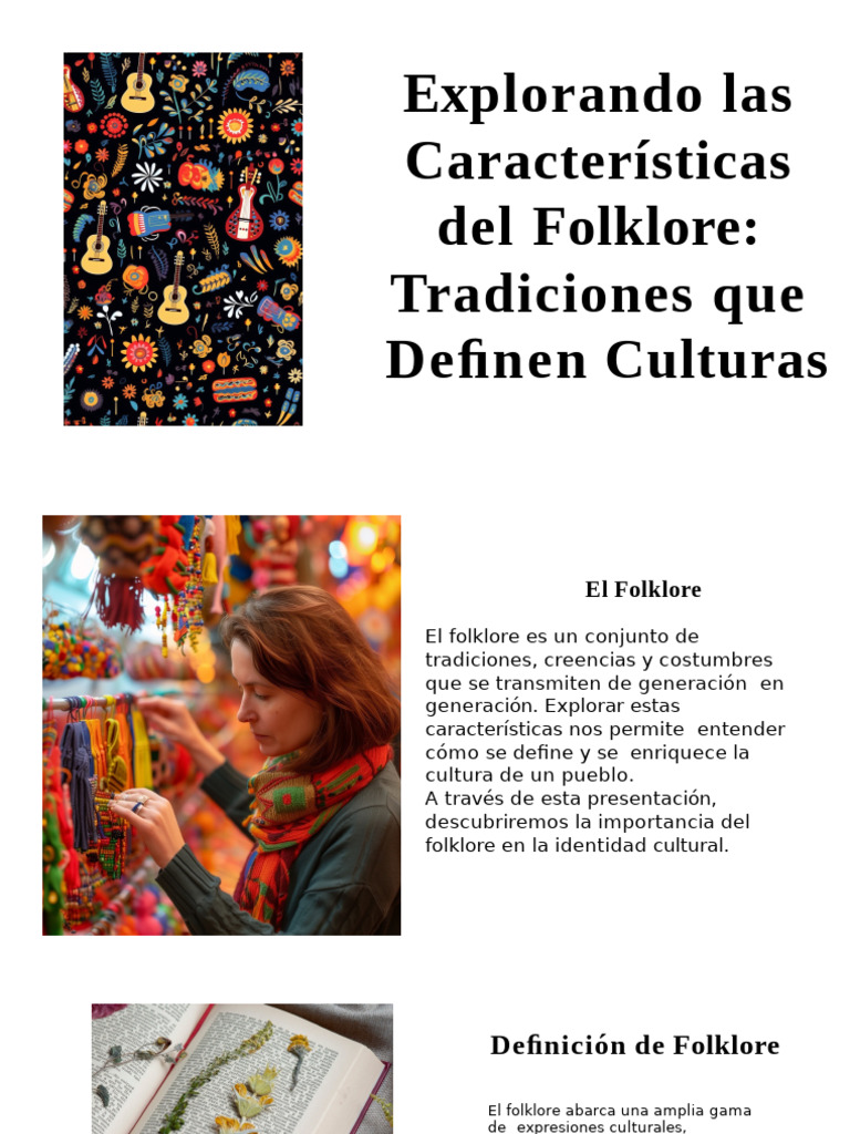 Las-Caracteristicas-Del-Folklore-Tradiciones-Que-Definen-Culturas | PDF ...