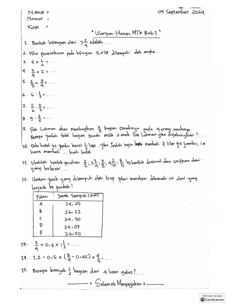 Soal NTK 2 | PDF