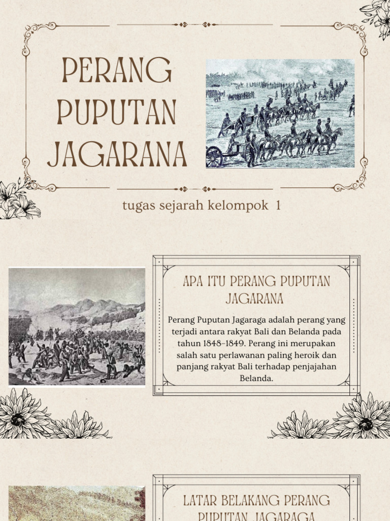 Perang Puputan Jagaraga di Bali | PDF