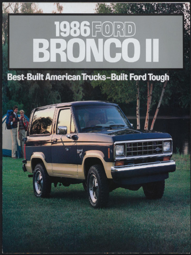 1986 Ford Bronco II | PDF