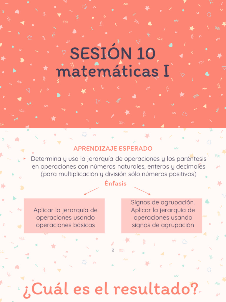 Sesión 10 Matemáticas I | PDF