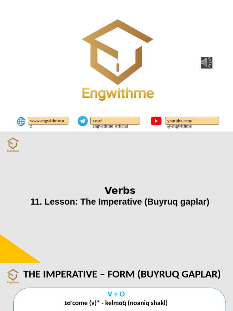 The Imperative | PDF