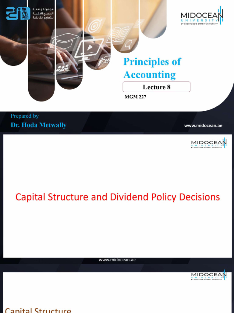 Lec 08 | PDF | Dividend | Capital Structure