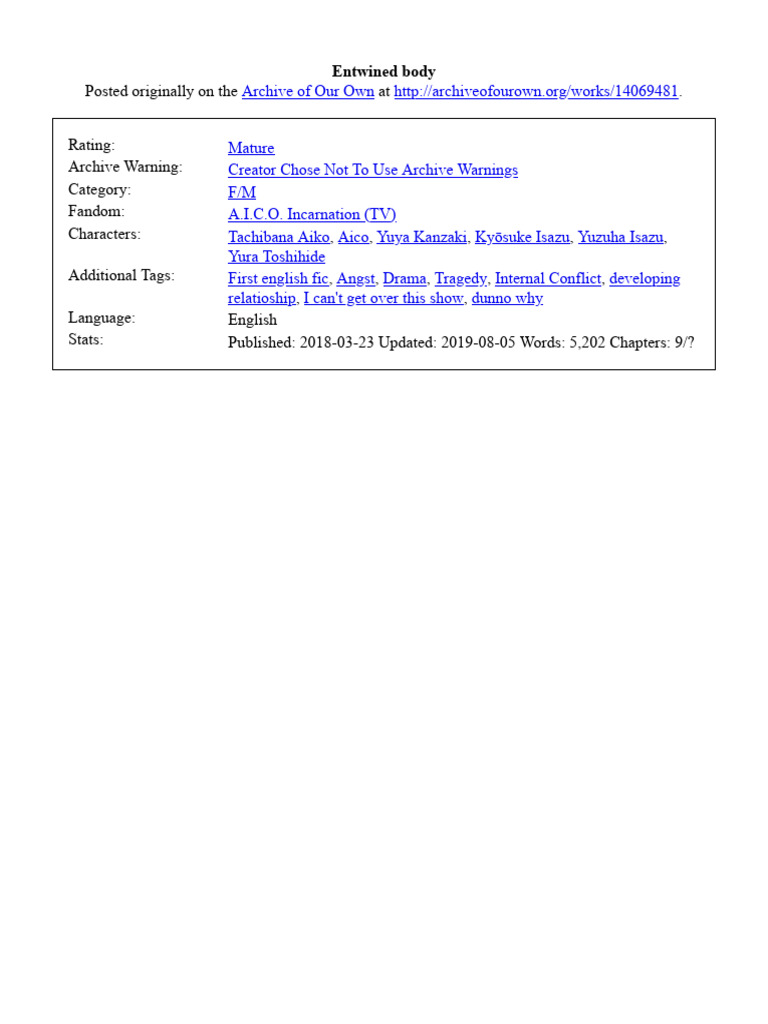 Entwined Body | PDF | Mind