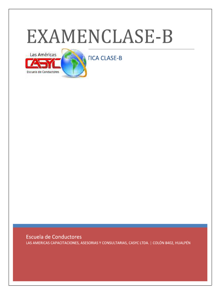 Prueba Clase B | PDF