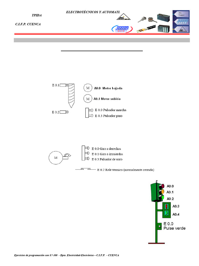Ejercicios STEP7 | PDF | Sensor | Semáforo
