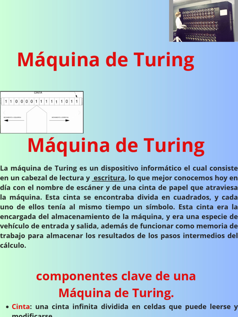 Máquina de Turing: Fundamentos y Funciones | PDF | Informática | Tecnología