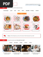 Ordering at A Restaurant ESL Lesson Plan - Fluentize | PDF ...