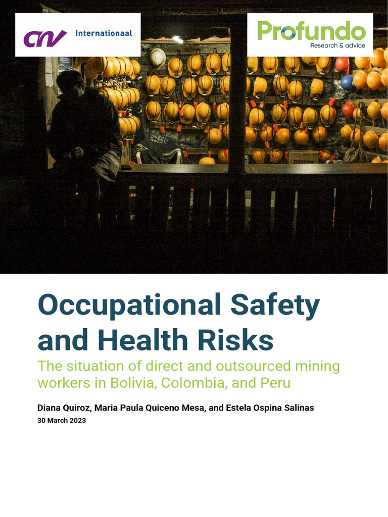 CNVI-0374 Profundo OSH Risks For Mining Workers in Bolivia Colombia and ...