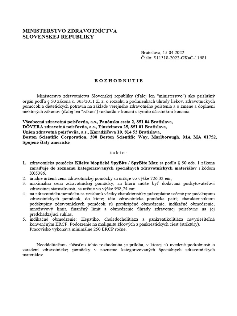 Rozhodnutie S11318 2022 OKaC 11681 | PDF