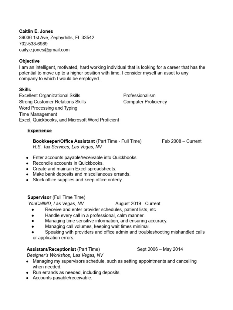 Current Resume | PDF