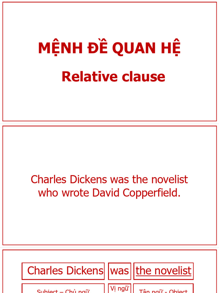 Relative Clause | PDF