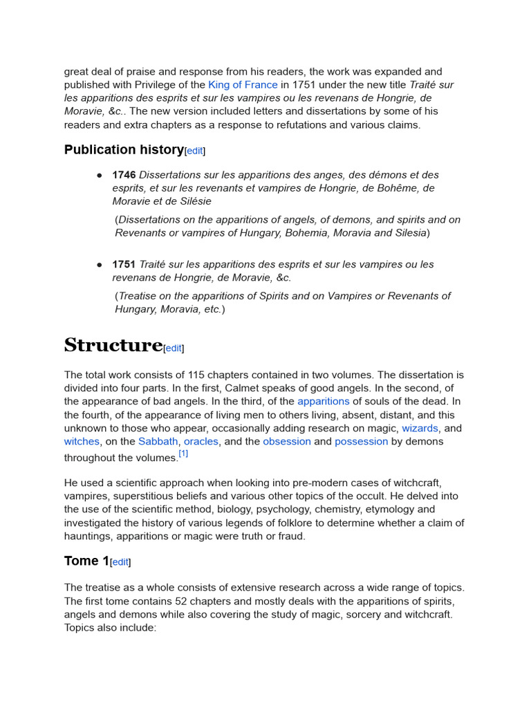 Structure: Publication History | PDF | Folklore | Supernatural