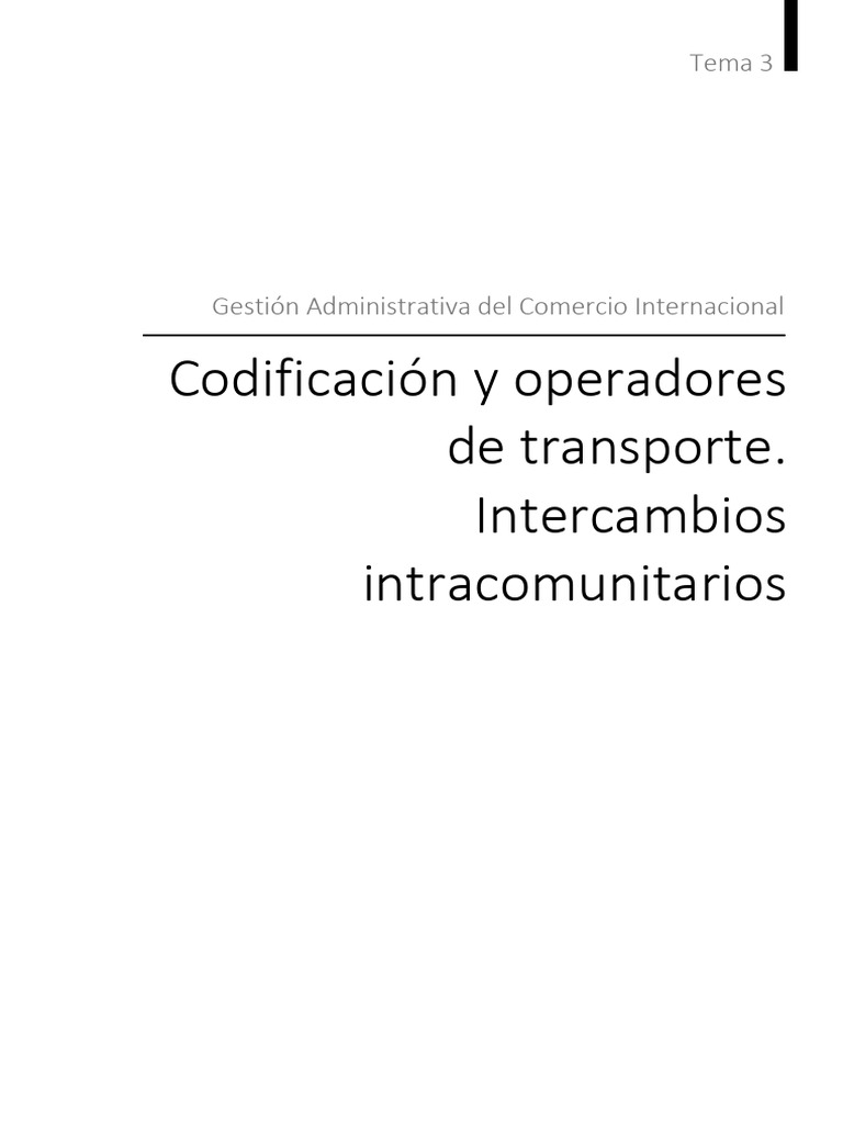Tema3 1 | PDF | Logística | aduana