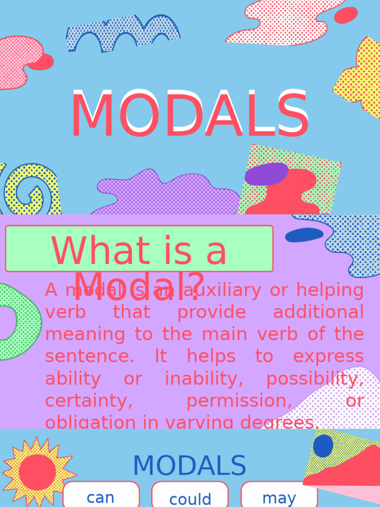 Q2 - Modals - Study Notes | PDF | Verb
