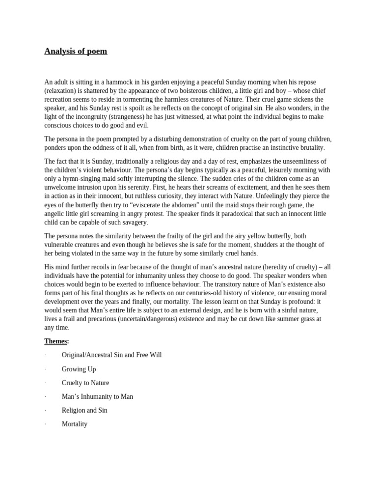 A Lesson For This Sunday | PDF