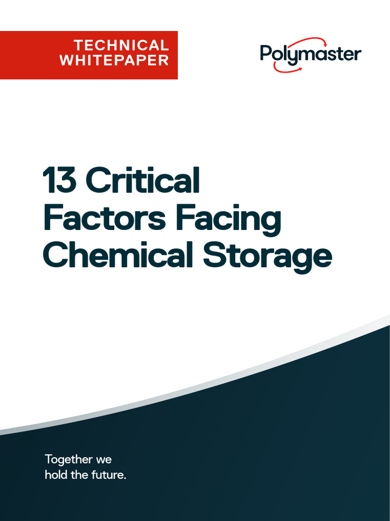 13 Critical Factors Affecting Chemical Storage | PDF | Corrosion | Tanks
