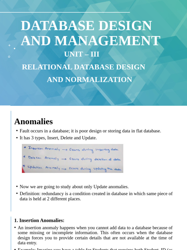 DDM - III unit | PDF | Information Technology Management | Data Management Software