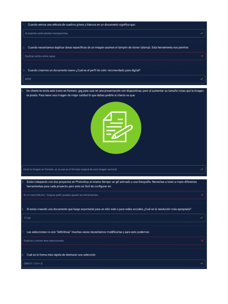 Respuestas Platzi Photoshop | PDF