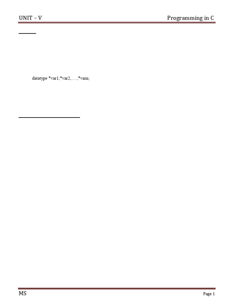 unit5 C Program | PDF | Pointer (Computer Programming) | Parameter ... unit5 C Program | PDF | Pointer (Computer Programming) | Parameter ...
