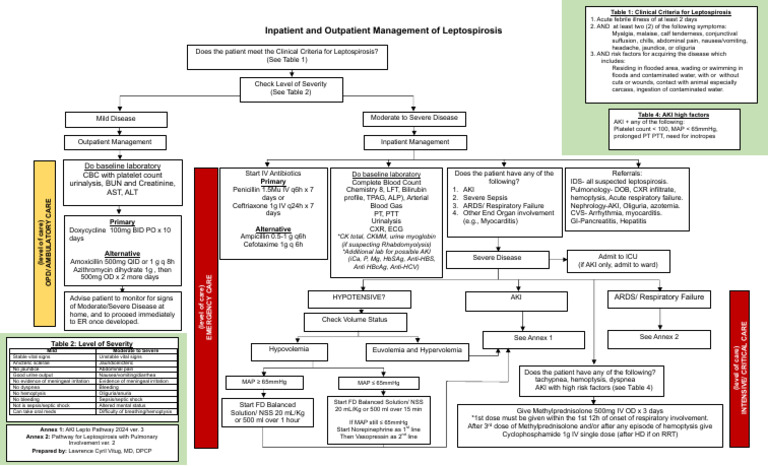 Leptospirosis Management Guide | PDF | Causes Of Death | Medical ...