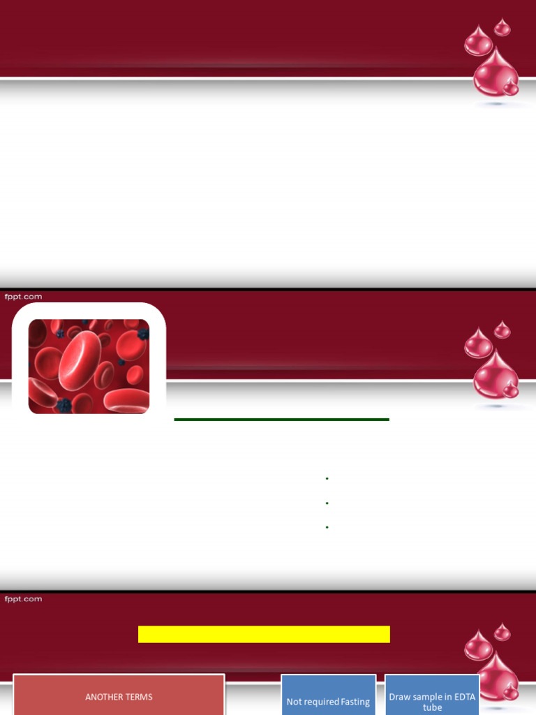 Hema 1 Lab CBC Part 1 Powerpoint 4 | PDF | Anemia | Red Blood Cell