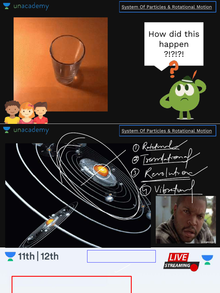 XI System of Particles & Rotational 01 | PDF | Center Of Mass | Force