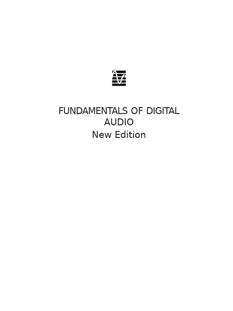 Fundamentals of Digital Audio | PDF | Sound | Pitch (Music)