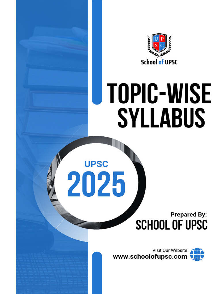 UPSC Prelims Topic-Wise Syllabus | PDF | Earth | Mahatma Gandhi