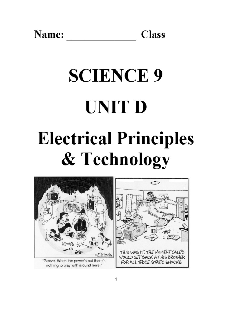 GR 9 Science | PDF | Electrical Resistance And Conductance | Electric Motor
