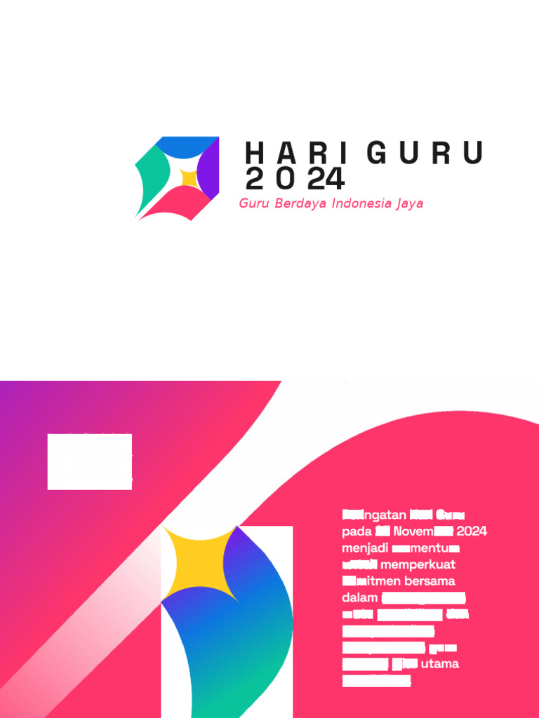 Logo Hari Guru 2024 Newpdf | PDF | Karier & Perkembangan