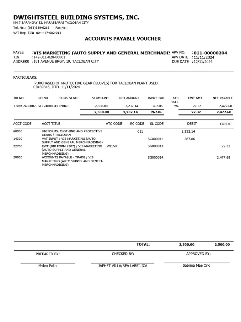 Apv Vis | PDF | Taxes | Payments